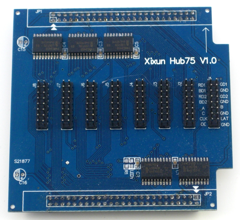 HUB75 Hub Verteilerkarte mit 8 Interface